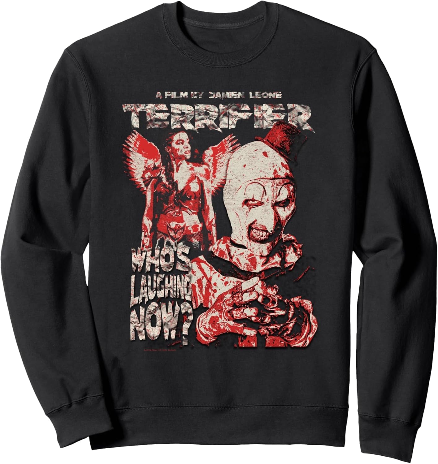 Amazon.com: Terrifier Who's Laughing Now Grunge Poster Horror Movie ...