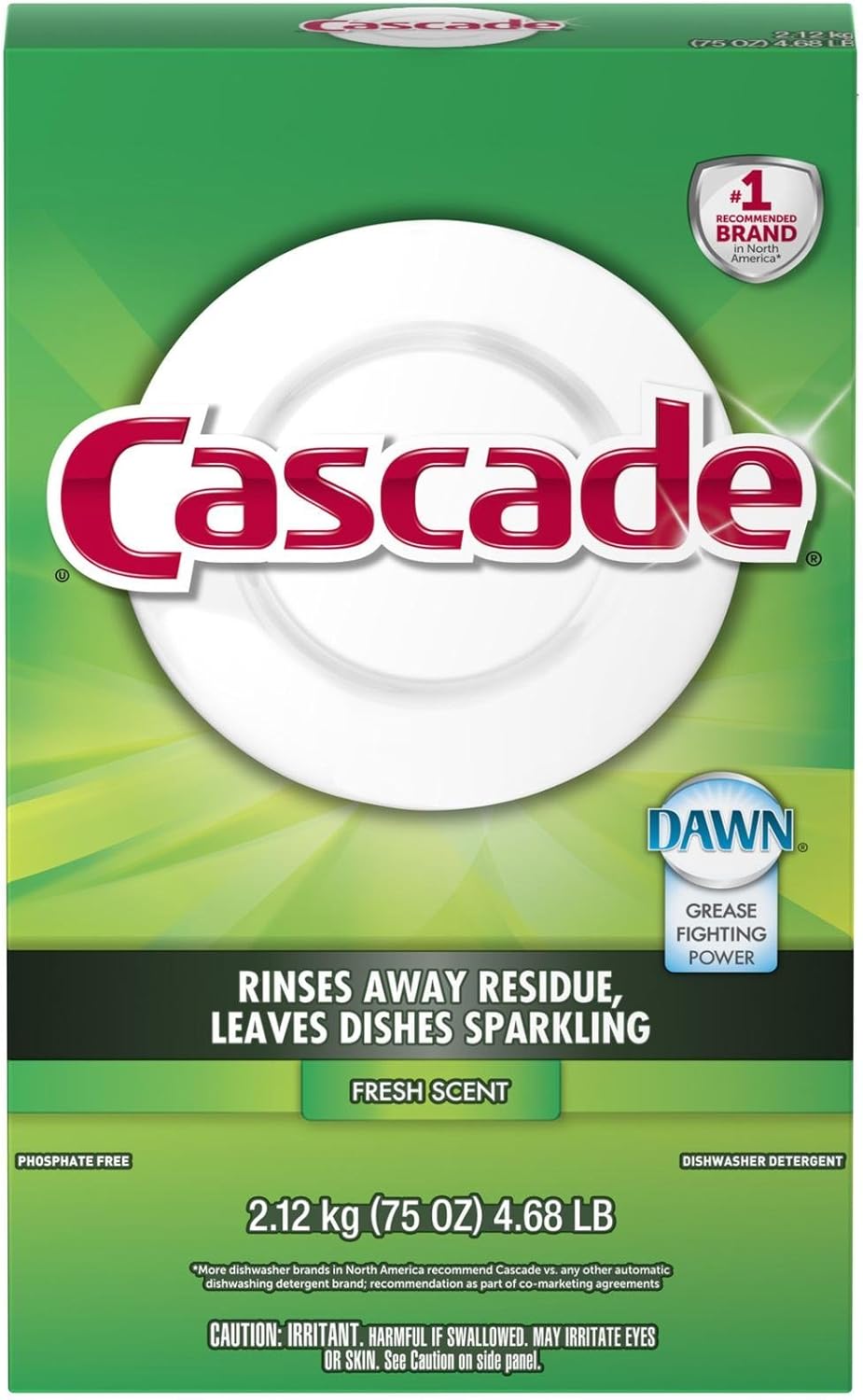 Amazon.com: Cascade 34036 Dishwasher Detergent Powder, 75 Oz : Health ...