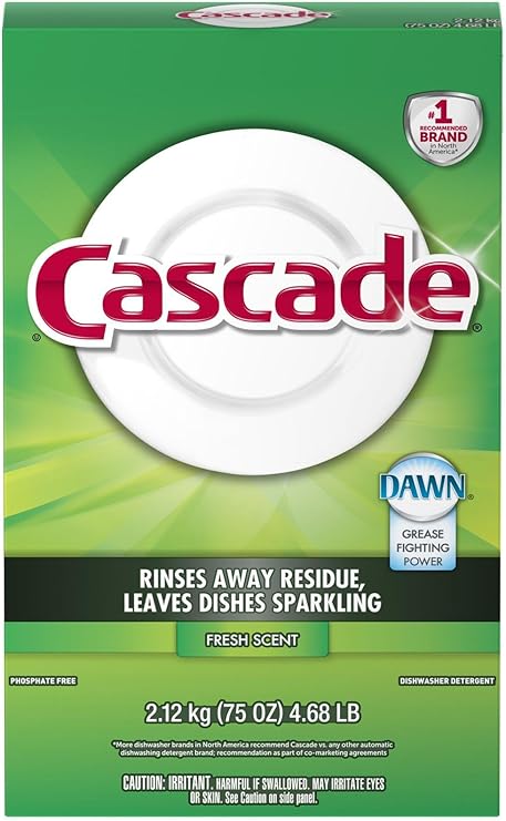 Amazon.com: Cascade 34036 Dishwasher Detergent Powder, 75 Oz : Health ...