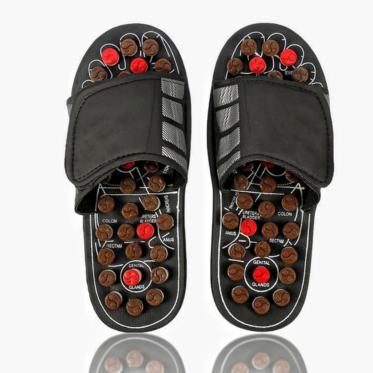 Amazon.com: FILFEEL Acupressure Massage Slippers, Magnetic Foot ...