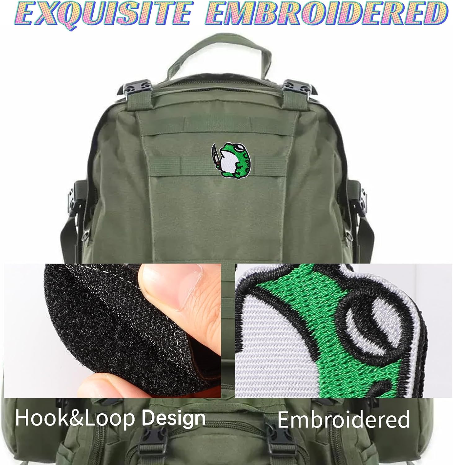 4 parches divertidos y lindos parches de cuchillo de mordida de pato ...