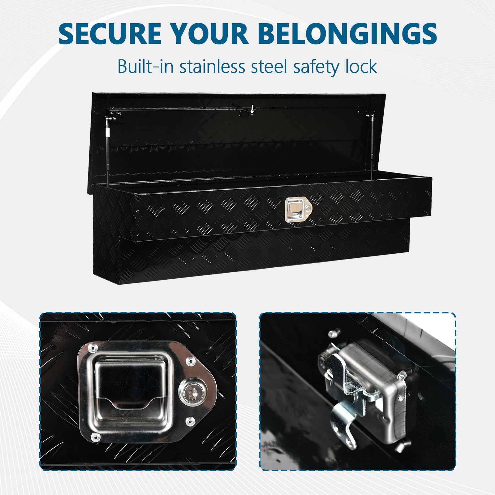 Snapklik.com : FGJQEFG 48 Inch Aluminum Side Mount Truck Tool Box Pick ...