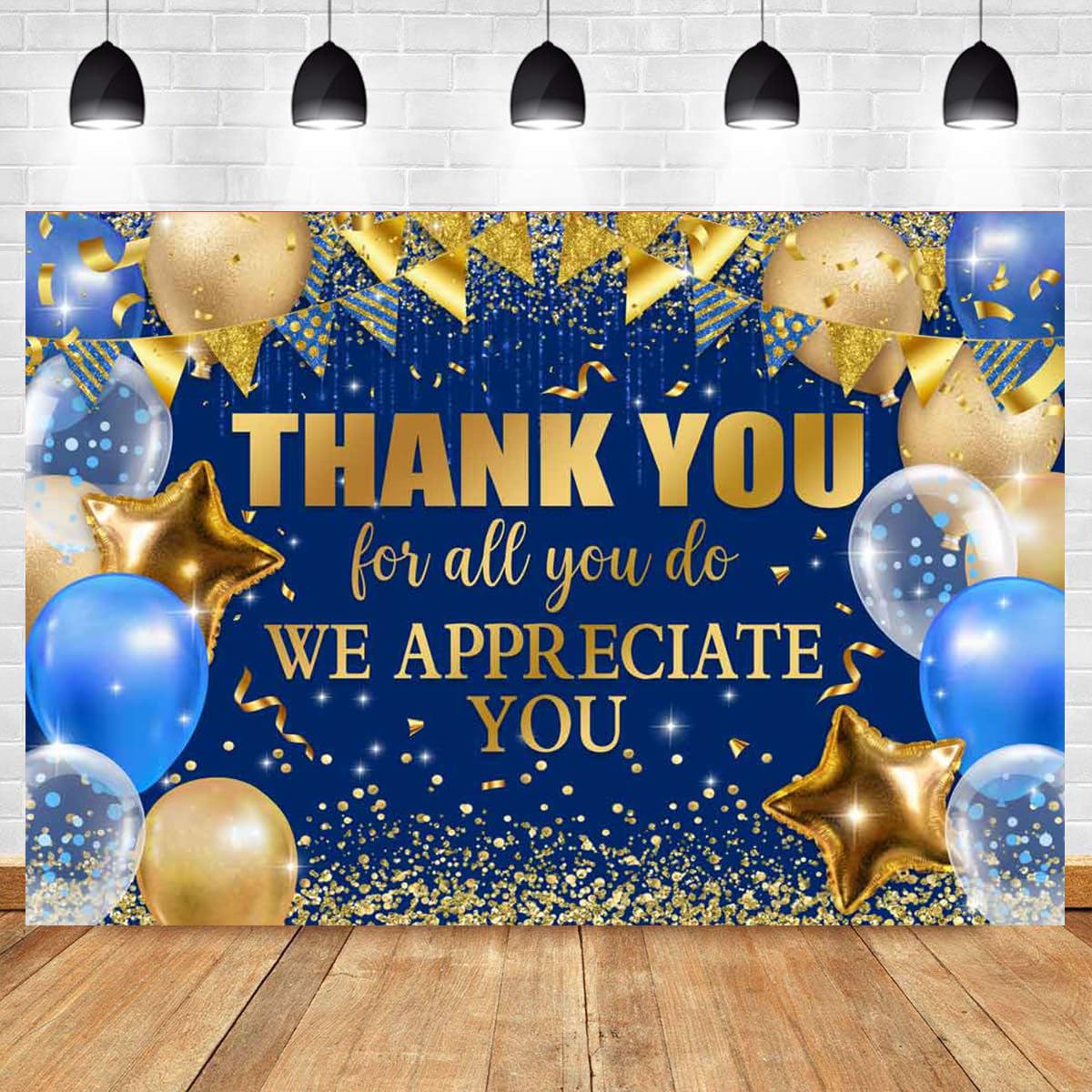Amazon.com : Thank You for All You Do Backdrop for Appreciate Party ...