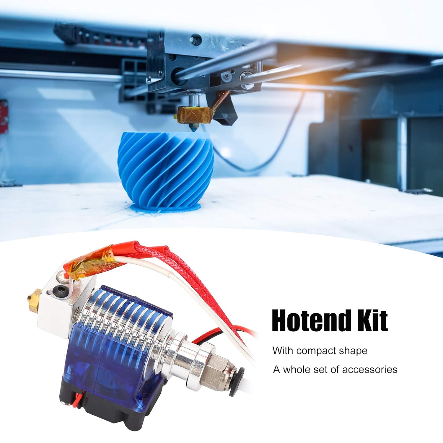 Review 3D Printer Part, 3D Printer Nozzle Quick to Install 3D Printer ...