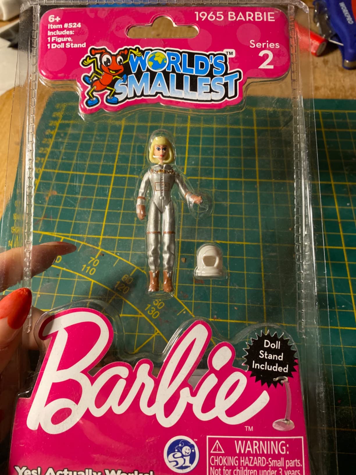 Amazon.com: World's Smallest Barbie Series 2 Totally Hair & Astronaut ...