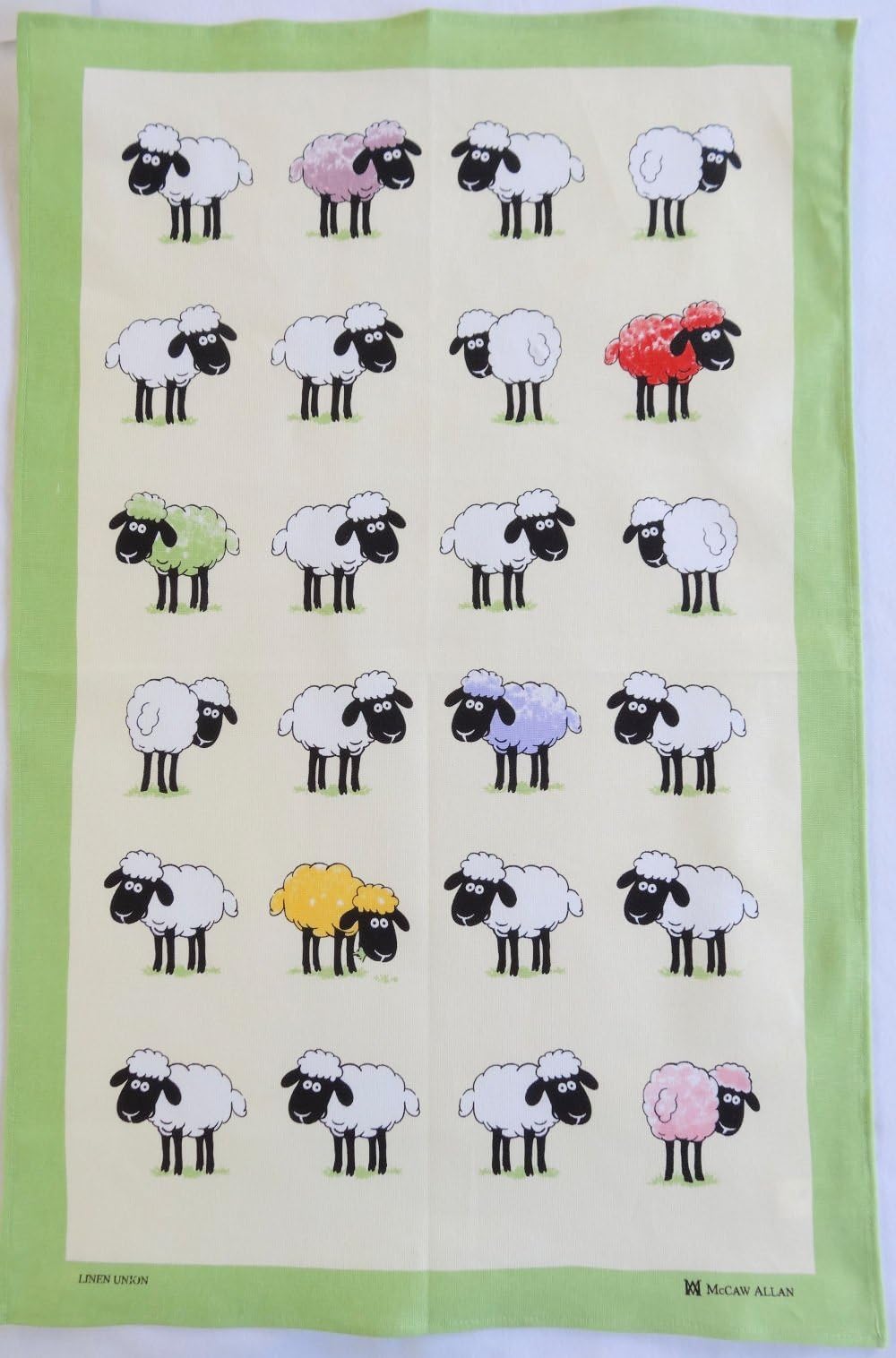 Ulster Weavers Dotty Sheep Tea Towel - 100% Cotton - With Cute Animal ...