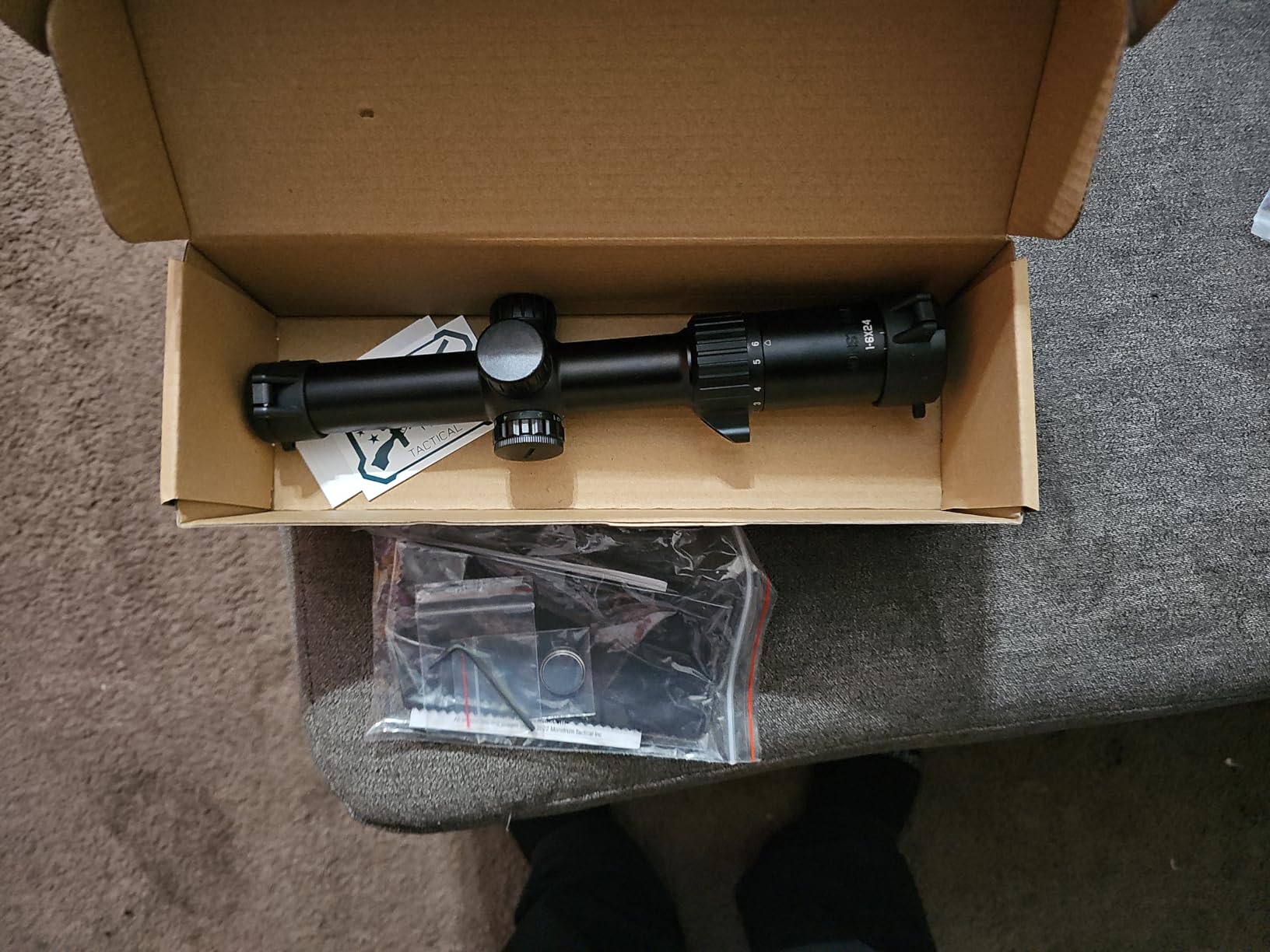$23/mo - Finance Monstrum 1-6x24 LPVO Rifle Scope with 45 Degree Offset ...