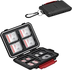 Amazon.com: 22 Slots SD MicroSD Memory Card Case, IP67 Waterproof Anti ...