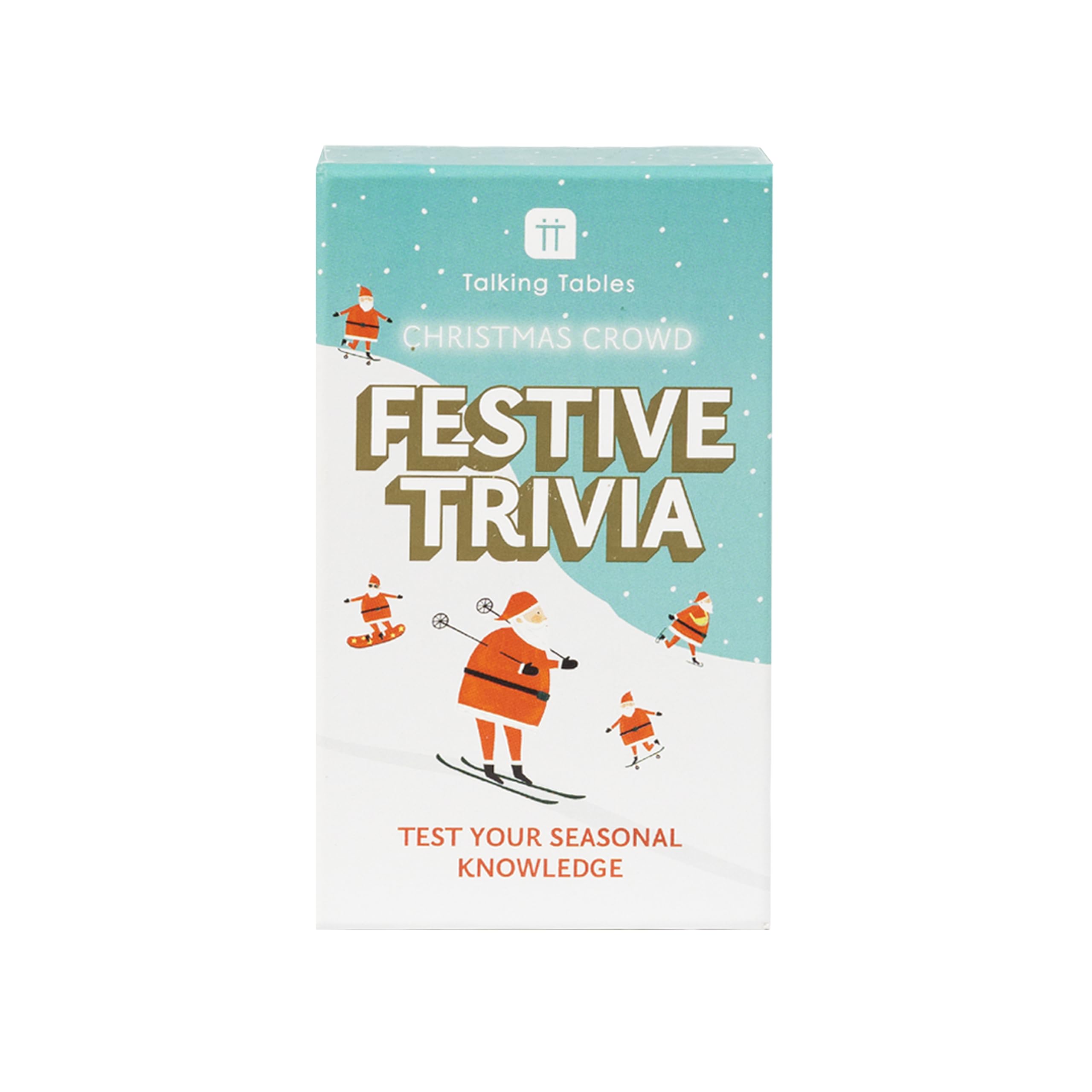 Amazon.com: Talking Tables Christmas Festive Trivia Quiz Game, Secret ...