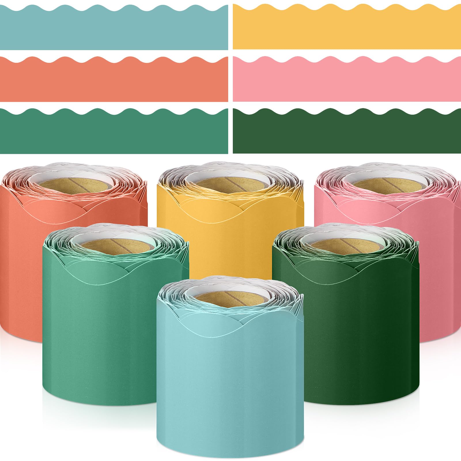 Snapklik.com : TaoBary 6 Rolls 196.8 Ft Colorful Borders For Bulletin ...