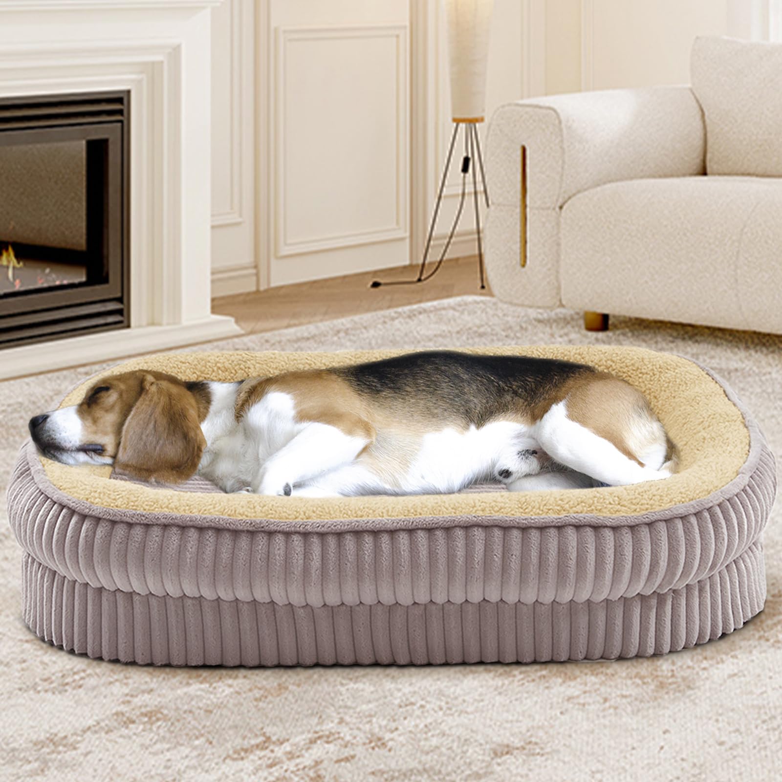 Snapklik.com : DEBANG HOME Orthopedic Dog Bed For Medium Dogs Breeds ...