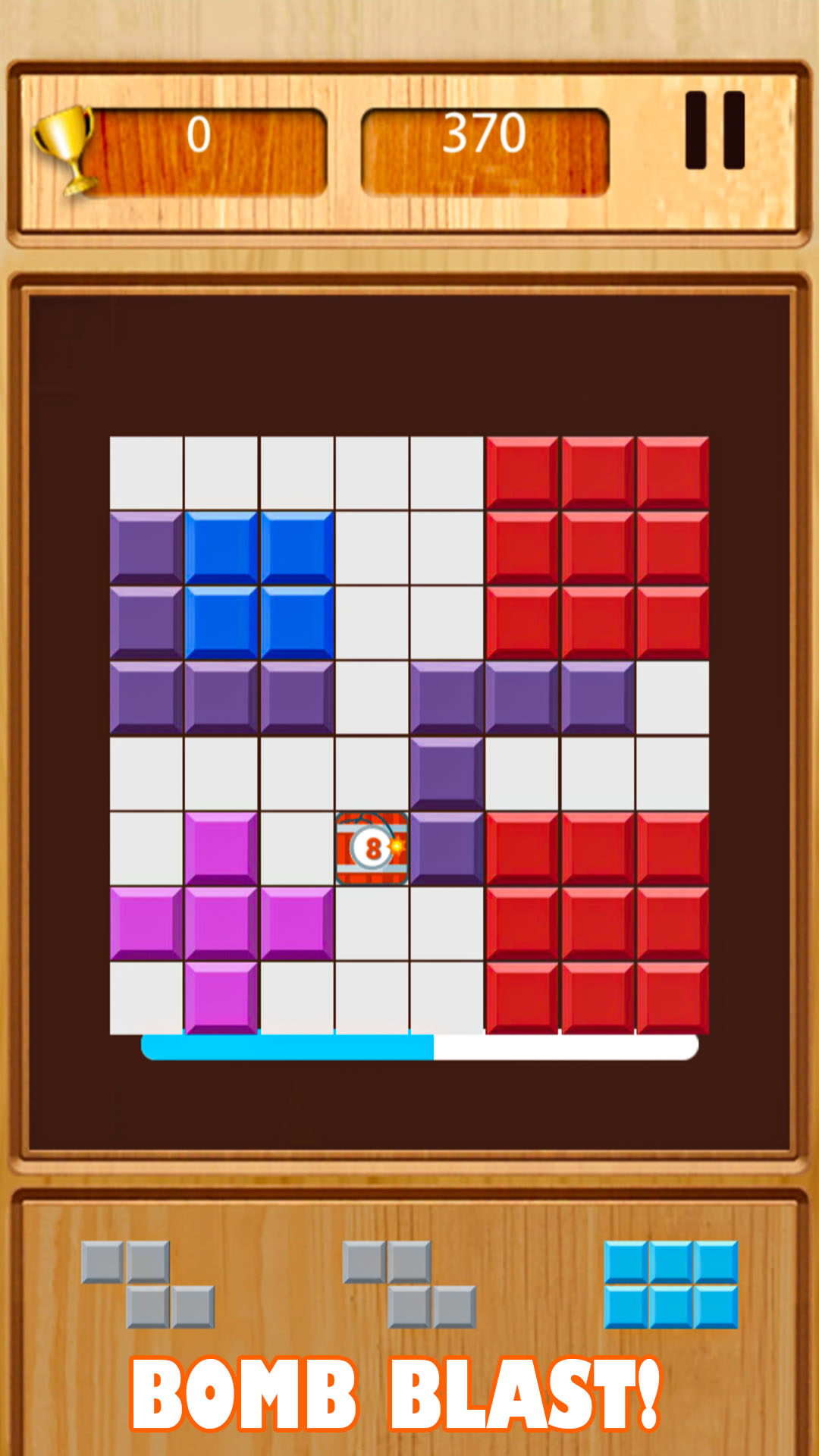 Wood Block Blast Puzzle Master: Colorful Classic Magic Block Smash ...