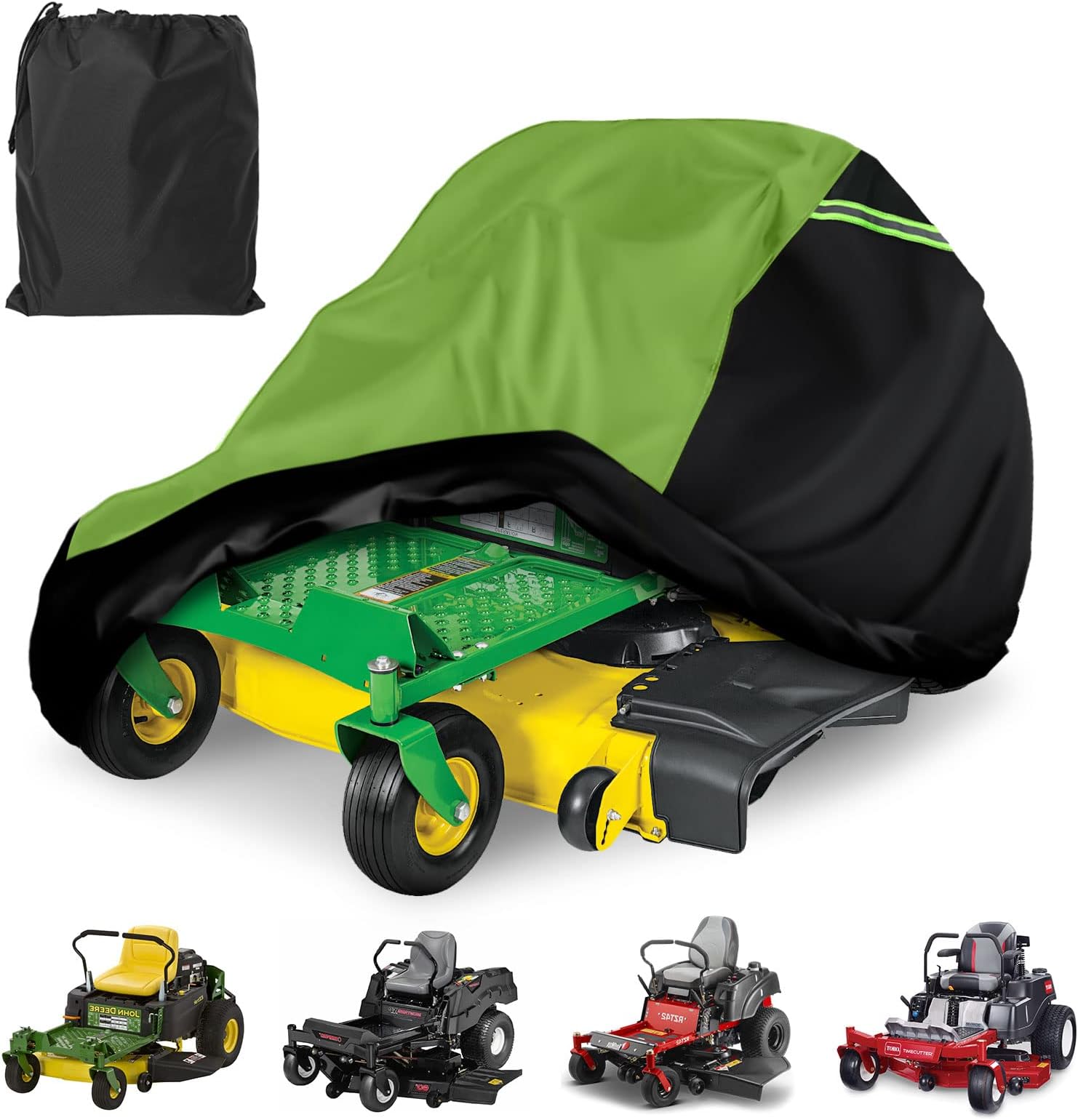 Amazon.com : Zero Turn Mower Cover,Waterproof Heavy Duty Fits Up to 60 ...