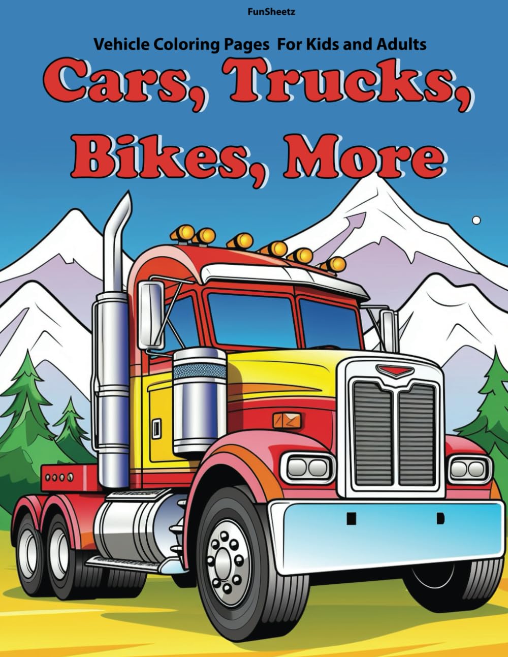 Sports Cars, Trucks, Motor Bikes, Boats and More - Vehicle Coloring ...
