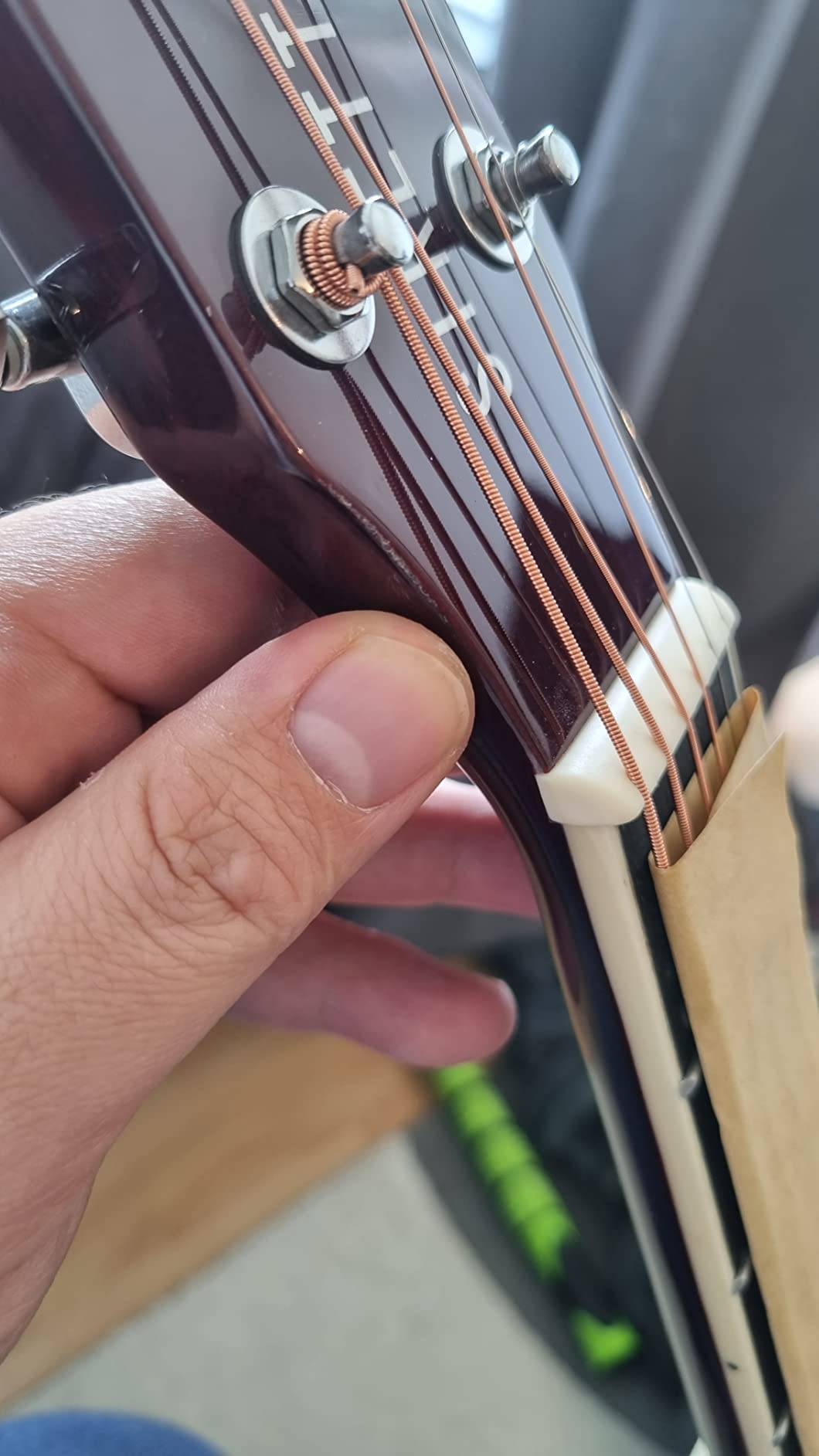 Stretton Payne Dreadnought Westerngitarre mit Stahlsaiten Paket D1 ...