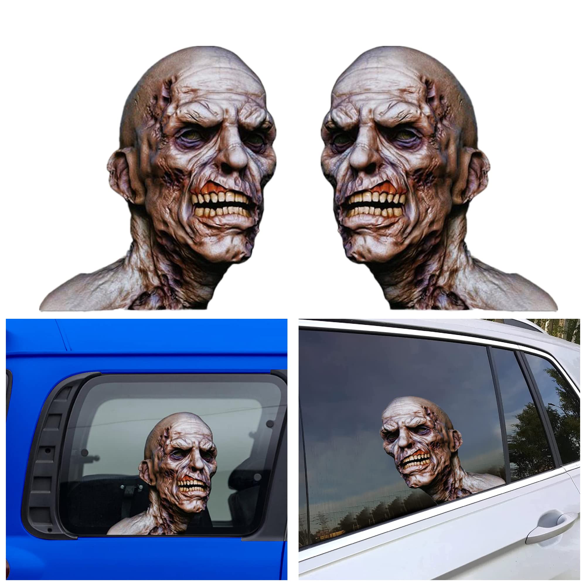 Amazon.com - Zombie Car Side Window Decal Vinyl Sticker Perforated ...