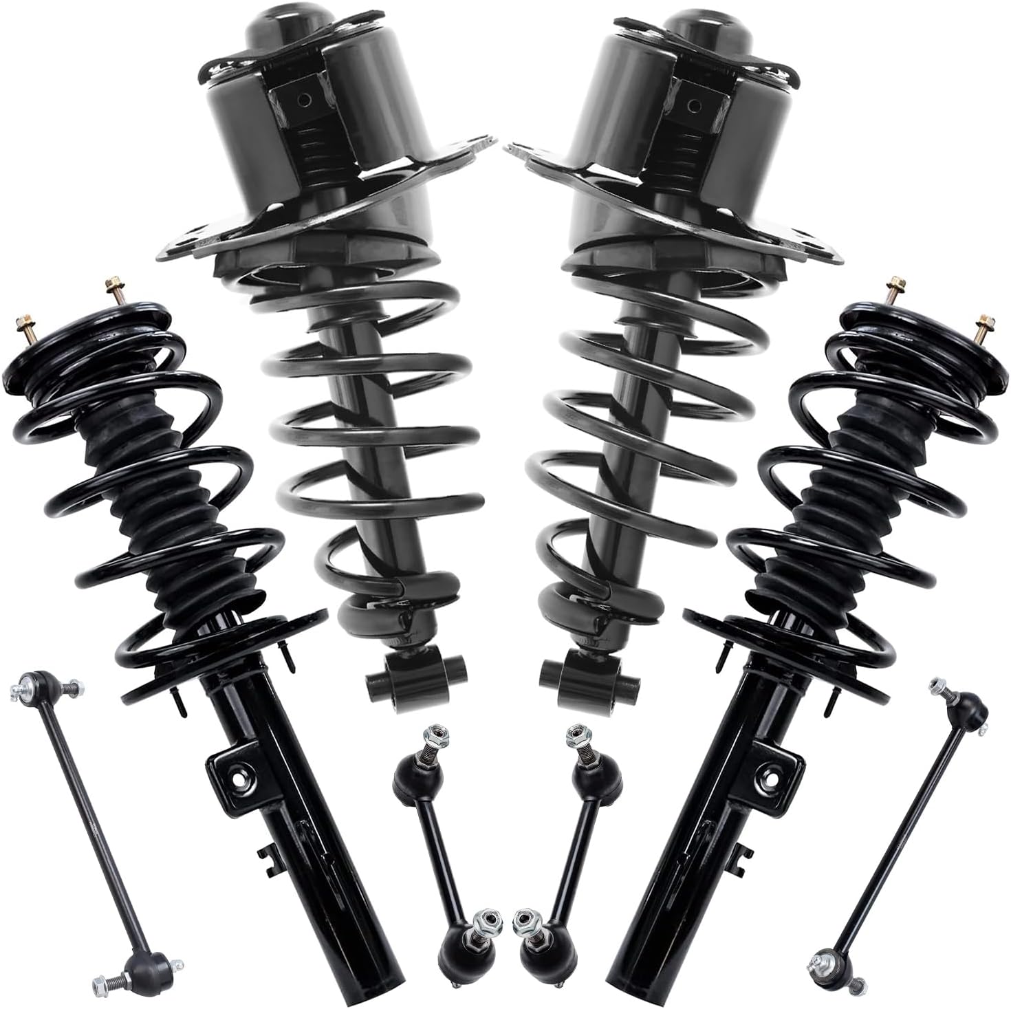 Amazon.com: Detroit Axle - FWD 8pc Front Rear Struts Kit for Ford ...