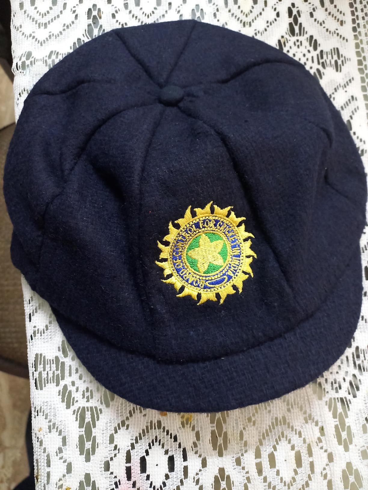 C CLASSIC Unisex Woollen Baggy India Test Cricket Cap Blue, Free Size ...