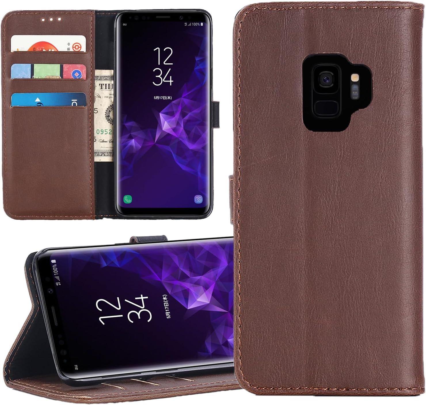 Amazon.co.jp: 【Aqier】ビジネスシリーズ Galaxy S9 Dual G960FD/SM-G960/docomo SC ...