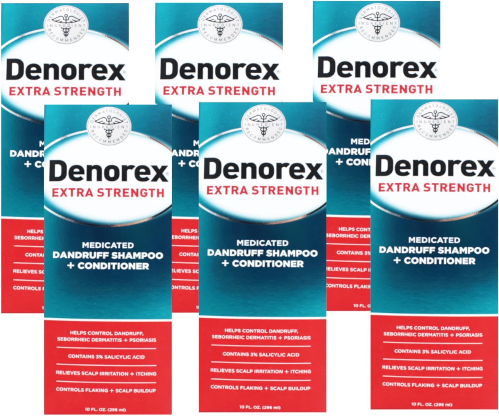 Amazon.com: Denorex Extra Strength Dandruff Shampoo + Conditioner 10 oz ...