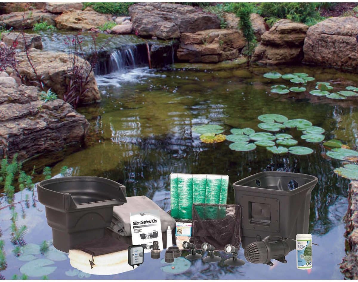 Aquascape 8 ft. x 11 ft. Ecosystem Garden Pond Kit : Amazon.ca: Patio ...