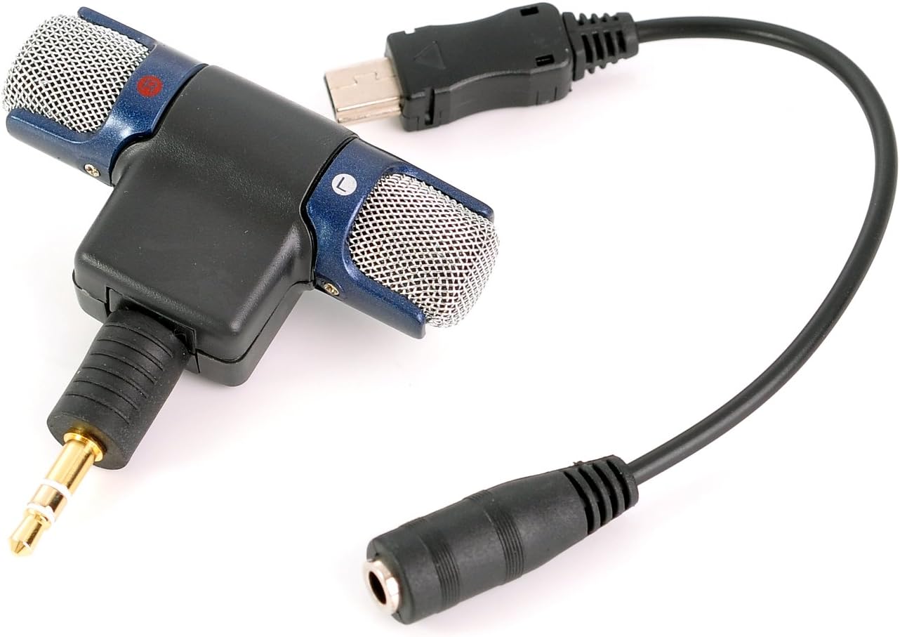 Amazon.com: External Microphone Mic + Adapter Conversion Cable for ...