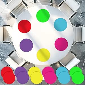 Amazon.com: JarThenaAMCS 12PCS 12'' Colorful Large Dry Erase Dots ...