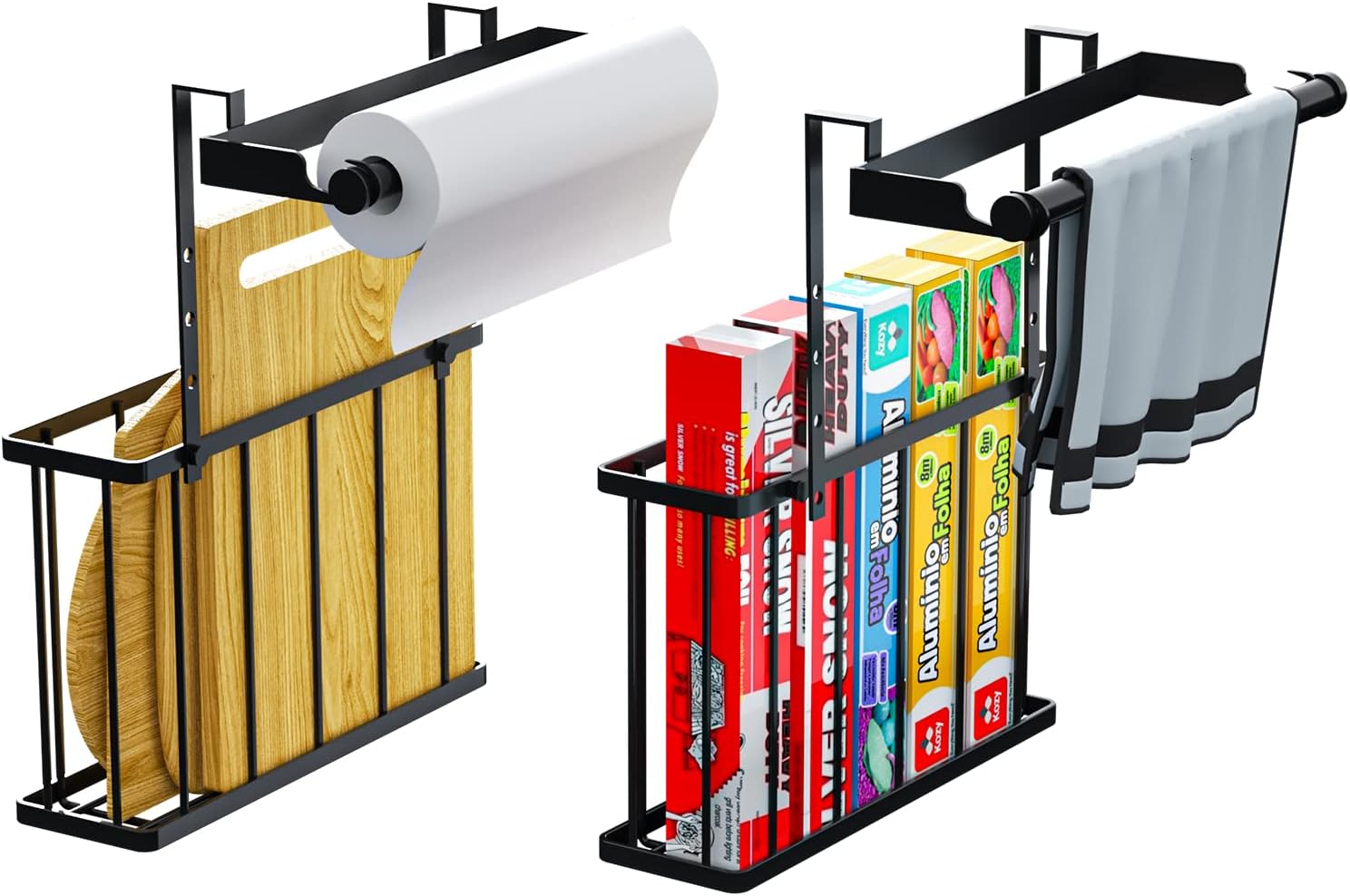 Amazon.com - VANMEE 2 Pack Cabinet Door Organizer, Over The Cabinet ...