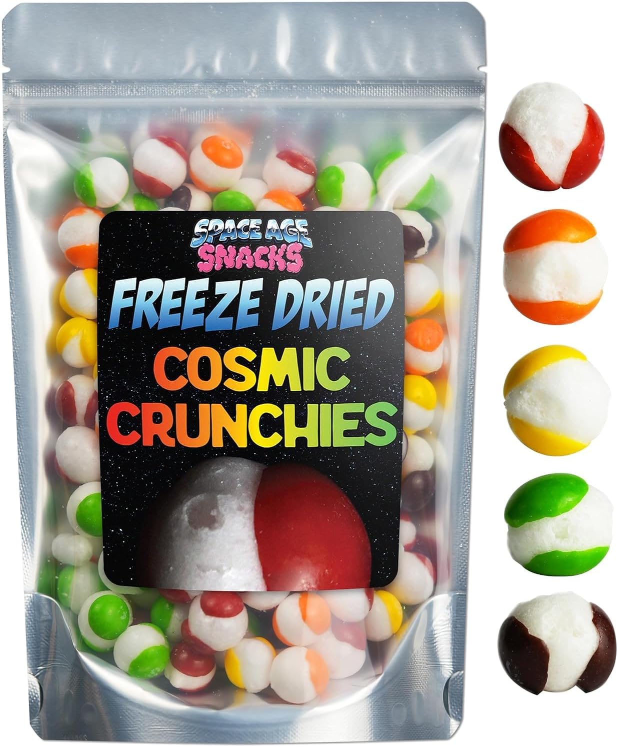 Amazon.com : Premium Skittles Freeze Dried Candy - 8 Ounce Cosmic ...