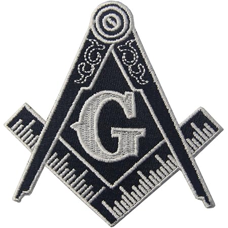 Amazon.com: Masonic Logo Patch Embroidered Iron-On Freemason Lodge ...
