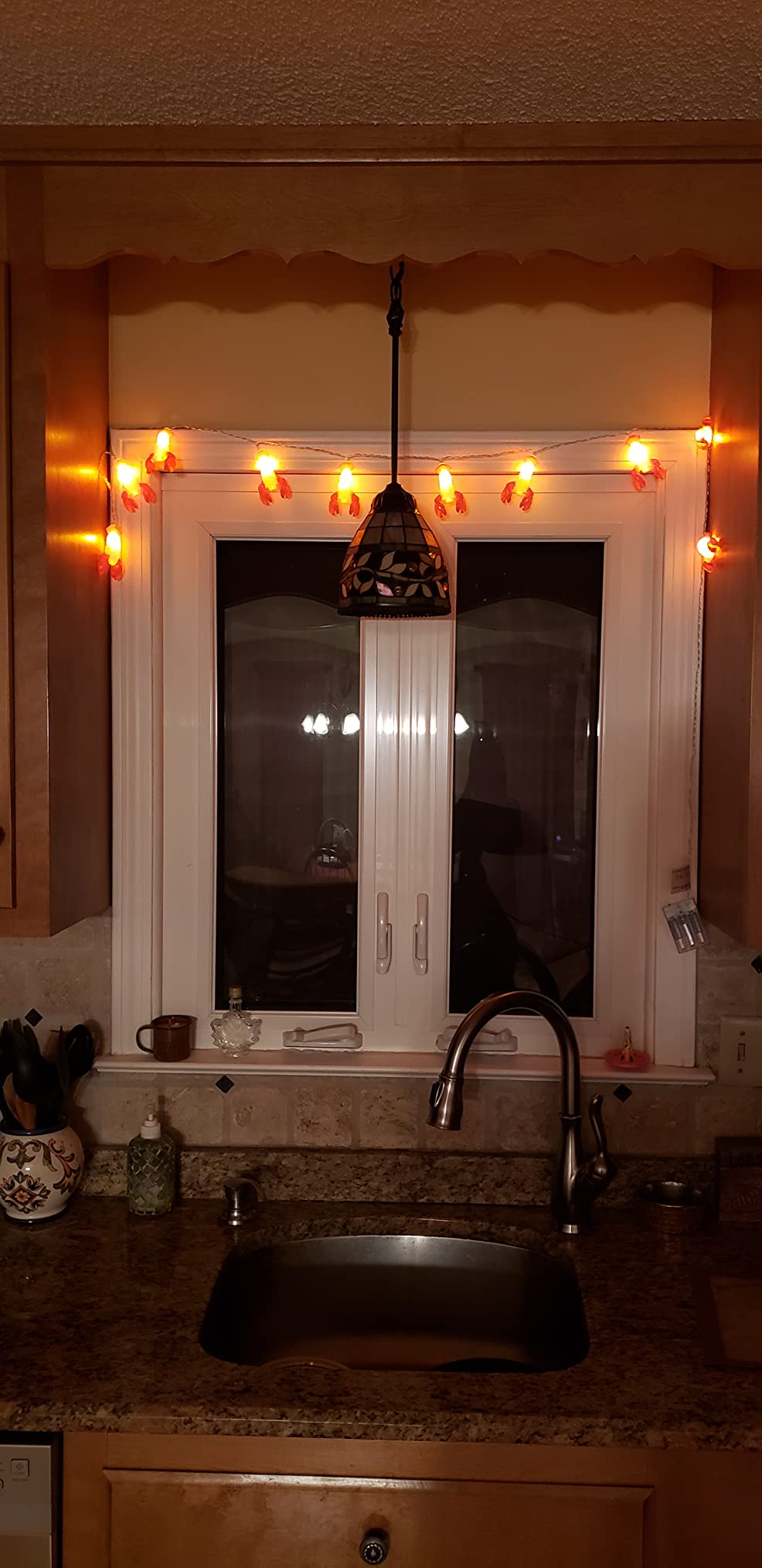 Amazon.com: Lights4fun, Inc. Lobster String Lights Battery Operated 10 ...