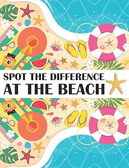 Spot the Difference at The Beach!: A Fun Search and Find Books for ...