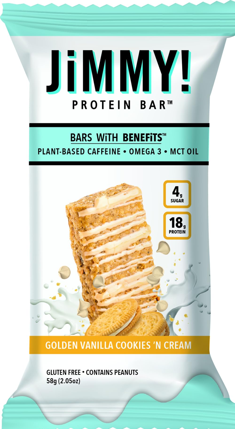 Buy JiMMY! Protein Bar, 12 Count - High Performance Energy Bar with ...