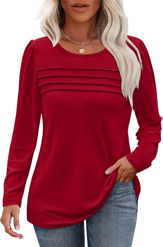 Amazon.ca: Red - Women's Tops, Tees & Blouses / Women's Clothing ...