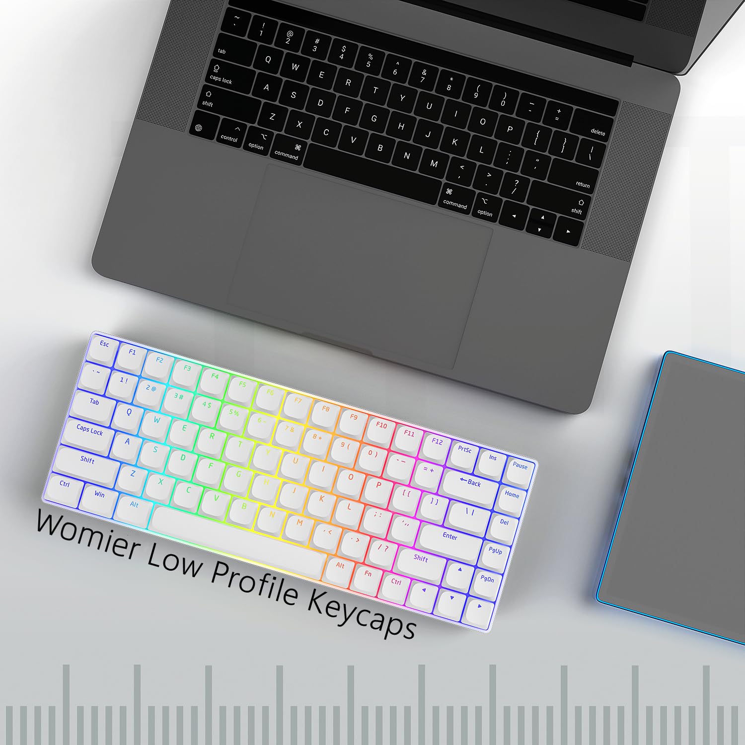 Snapklik.com : Womier Low Profile Keycaps, Shine Through Keycaps ...