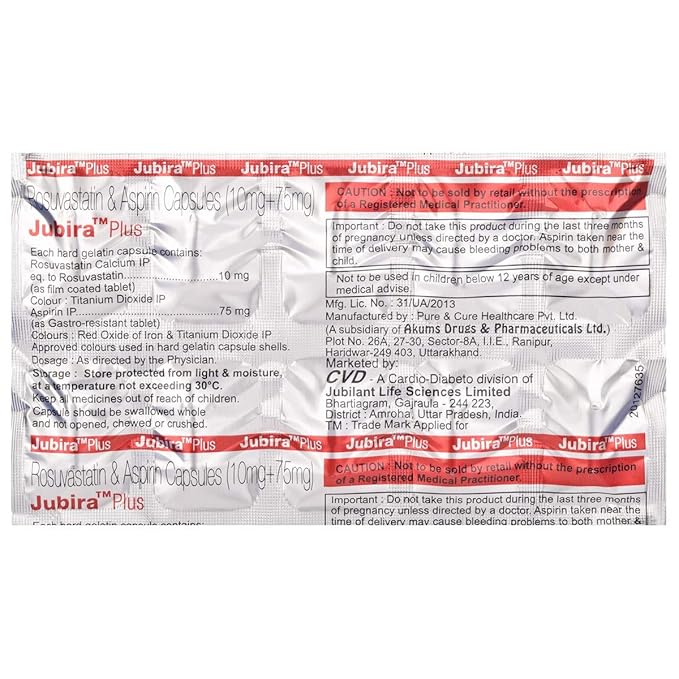 Jubira Plus - Strip of 10 Capsules : Amazon.in: Health & Personal Care