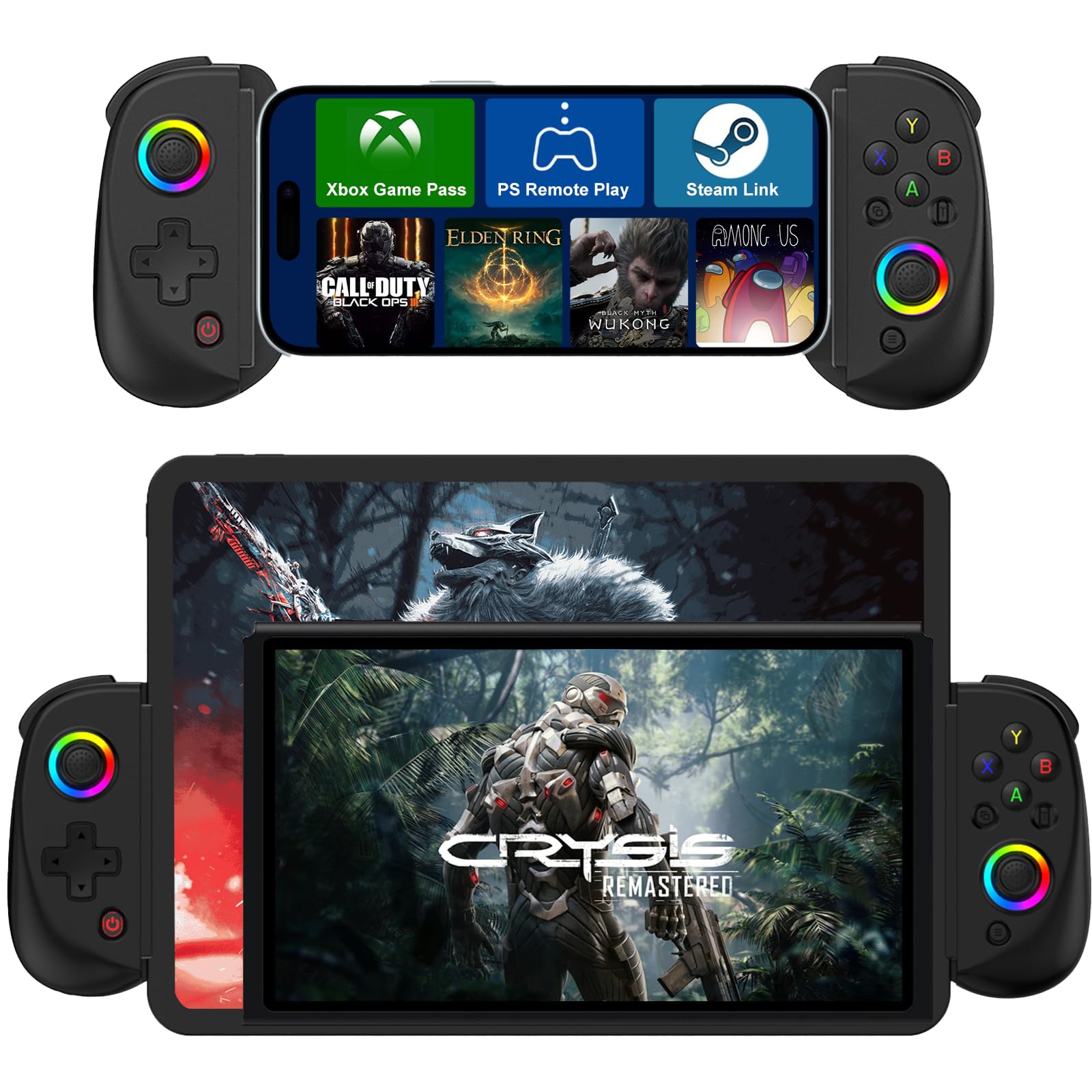 Buy Game Controller for iPad/iPhone, Mobile Wireless Gamepad for ...