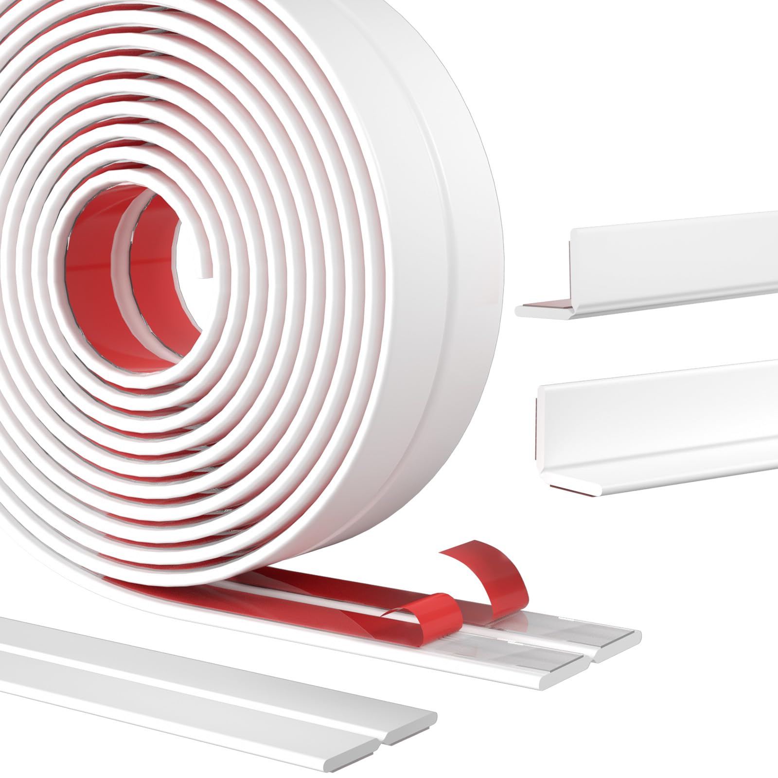 Amazon.com: alophoty Flexible Wall Corner Protector, Peel and Stick ...