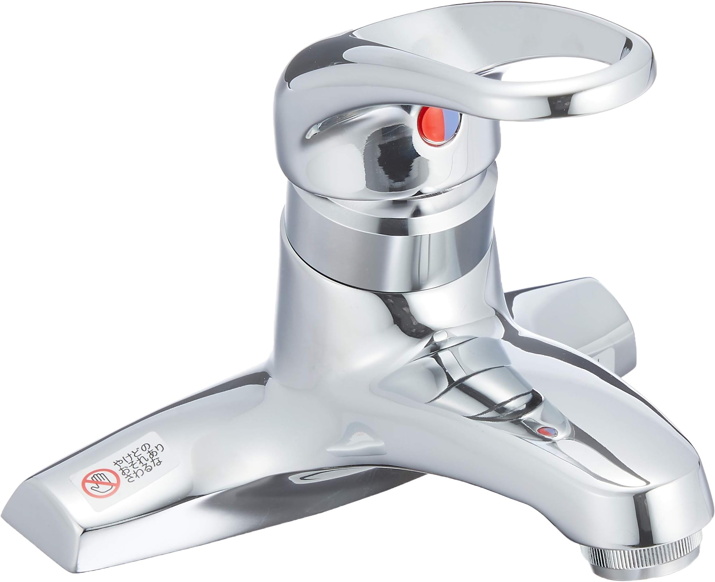 Amazon | SANEI(サンエイ) 洗面用 シングル混合栓 泡沫吐水 取付ピッチ102mm ゴム栓付き JIS規格 K57C-13 | 洗面水栓