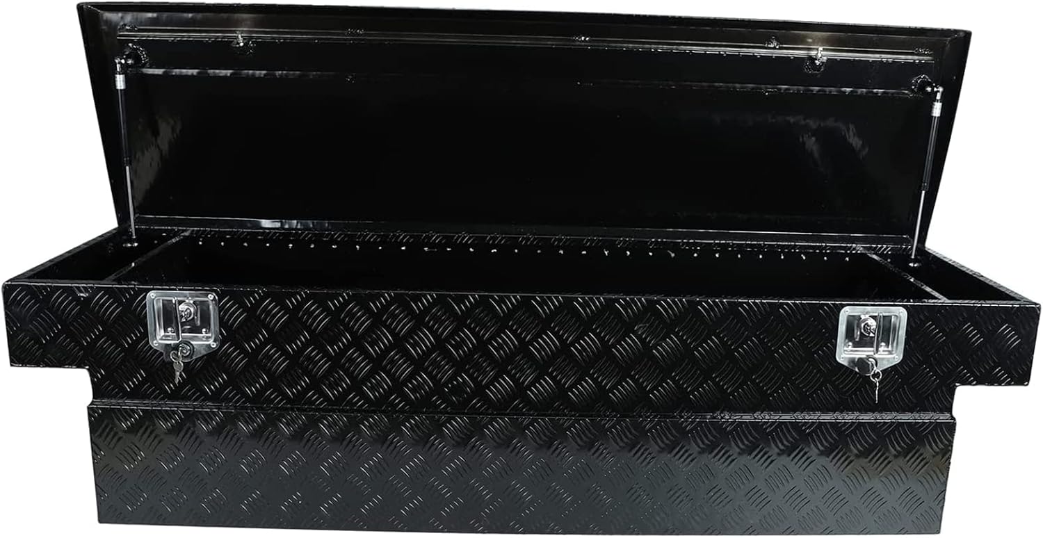 Buy 72 Inch Heavy Duty Aluminum Diamond Plate Storage Box Chest Truck ...