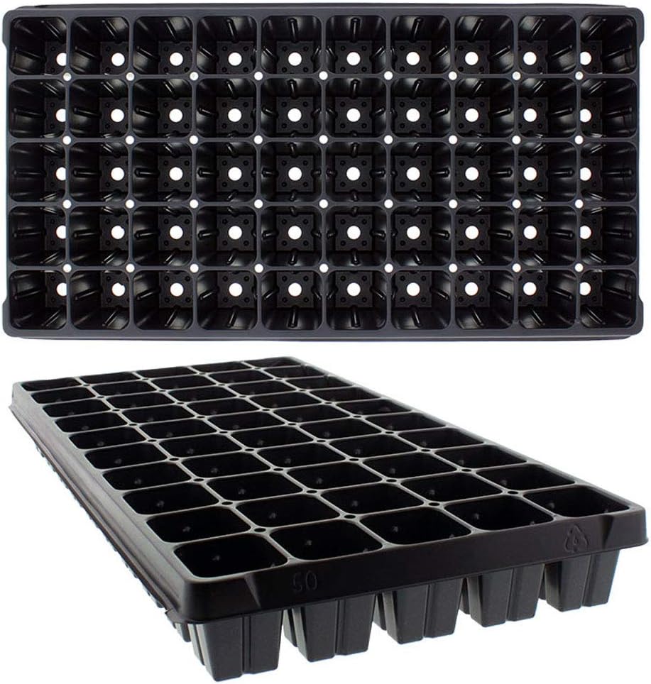 Amazon.com : TO Plastics 50 Cell Plug Flats, 10 Each : Patio, Lawn & Garden
