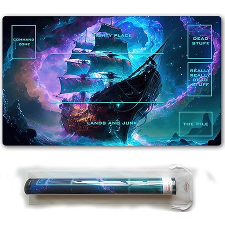 Amazon.com: MTG Playmat with Free Plastic Storage Tube and Bag ...