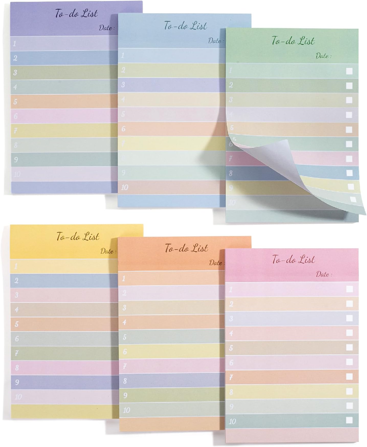 Amazon.com : AYZTKUX to do Notes, 12 Pieces 600 Sheets 3x4 Inch Planner ...