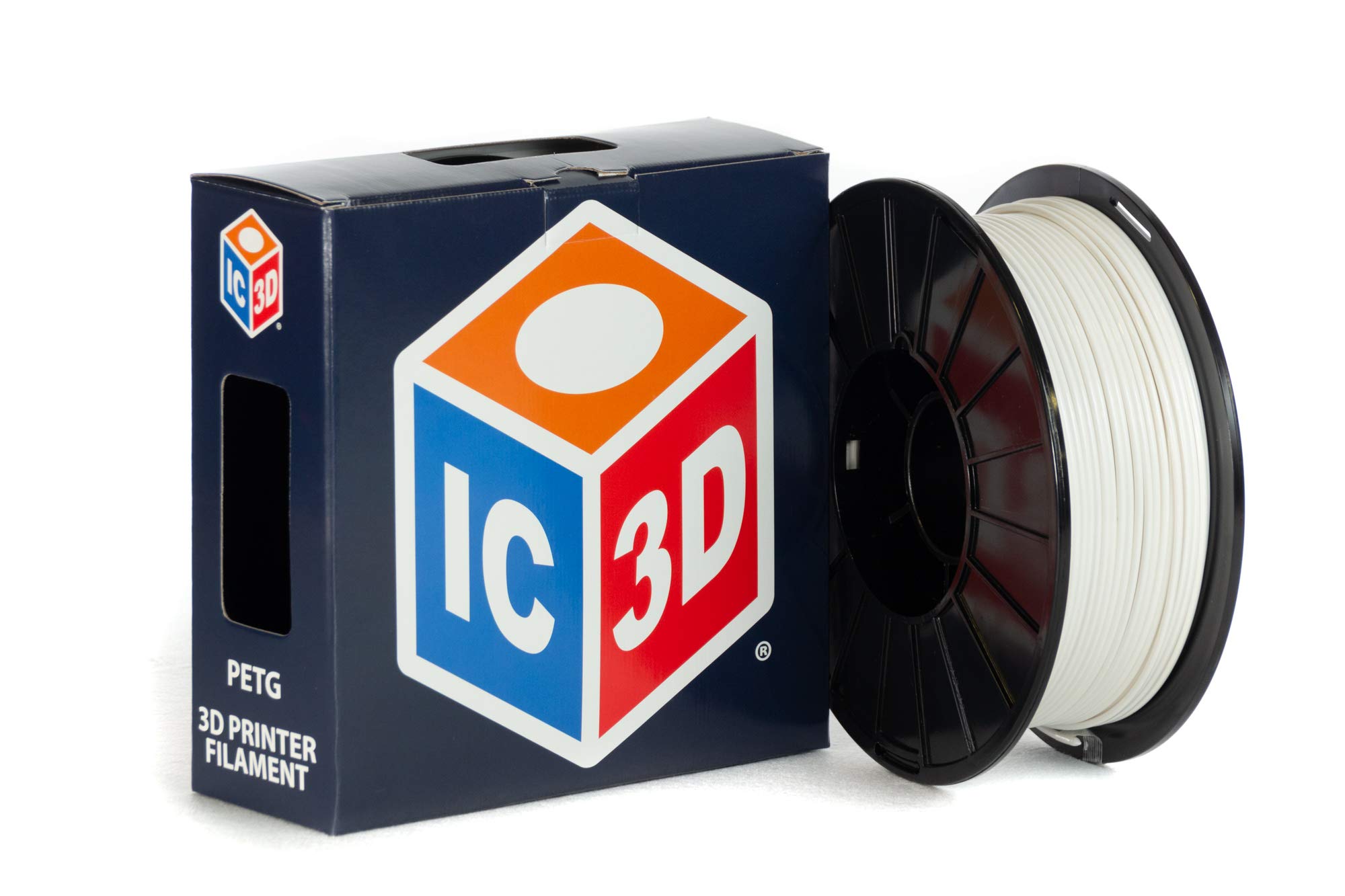 Amazon.com: IC3D White 2.85mm PETG 3D Printer Filament - 1kg Spool ...