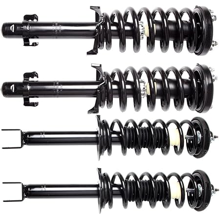 Amazon.com: Front & Rear Quick Complete Struts Assembly with Coil ...