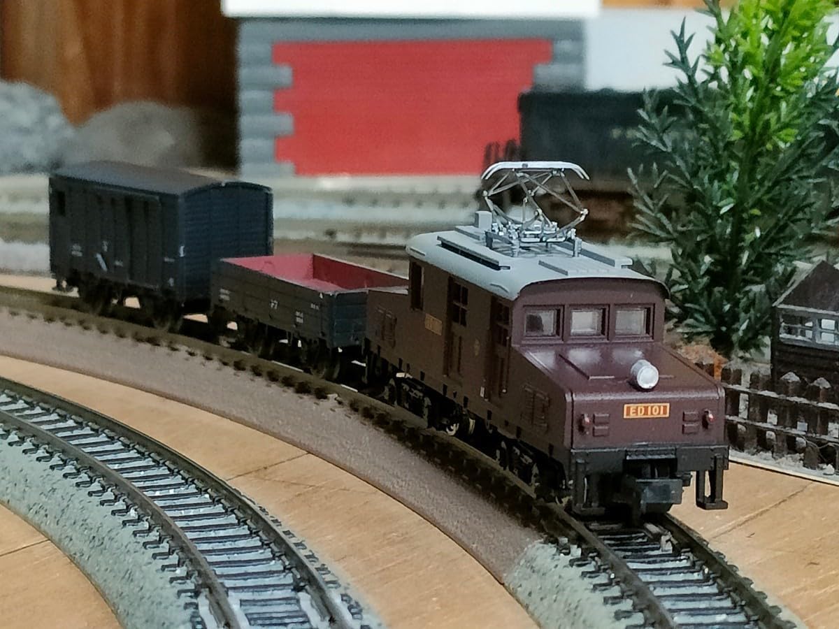 Amazon | 動く鉄コレ 凸形電気機関車 貨物列車セットA ED101茶色トラス棒欠品 古典2軸貨車ト7 ワフ2 3両セット 動力整備済 ...