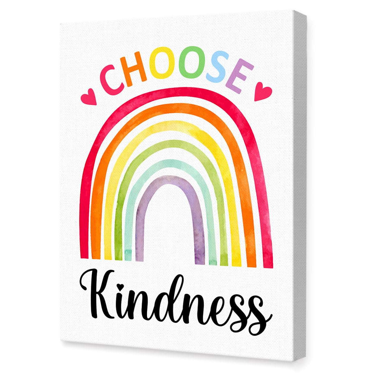 Amazon.com: Kindness Quote Wall Art,Choose Kindness Canvas Frame Poster ...