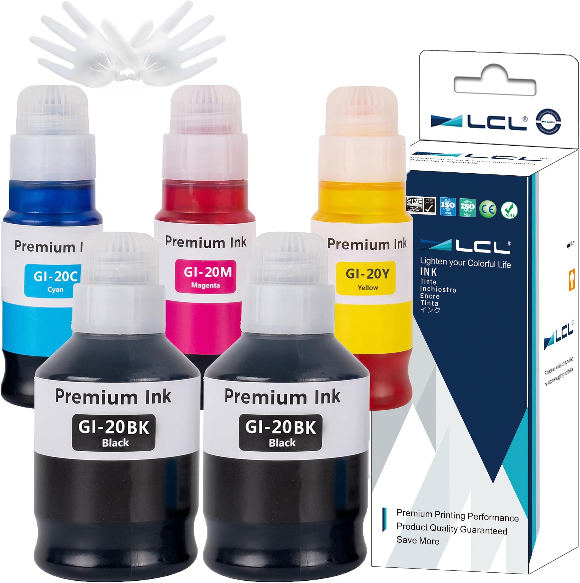 Amazon.com: TESEN GI21 GI20 Compatible Refill Ink Bottle Replacement ...