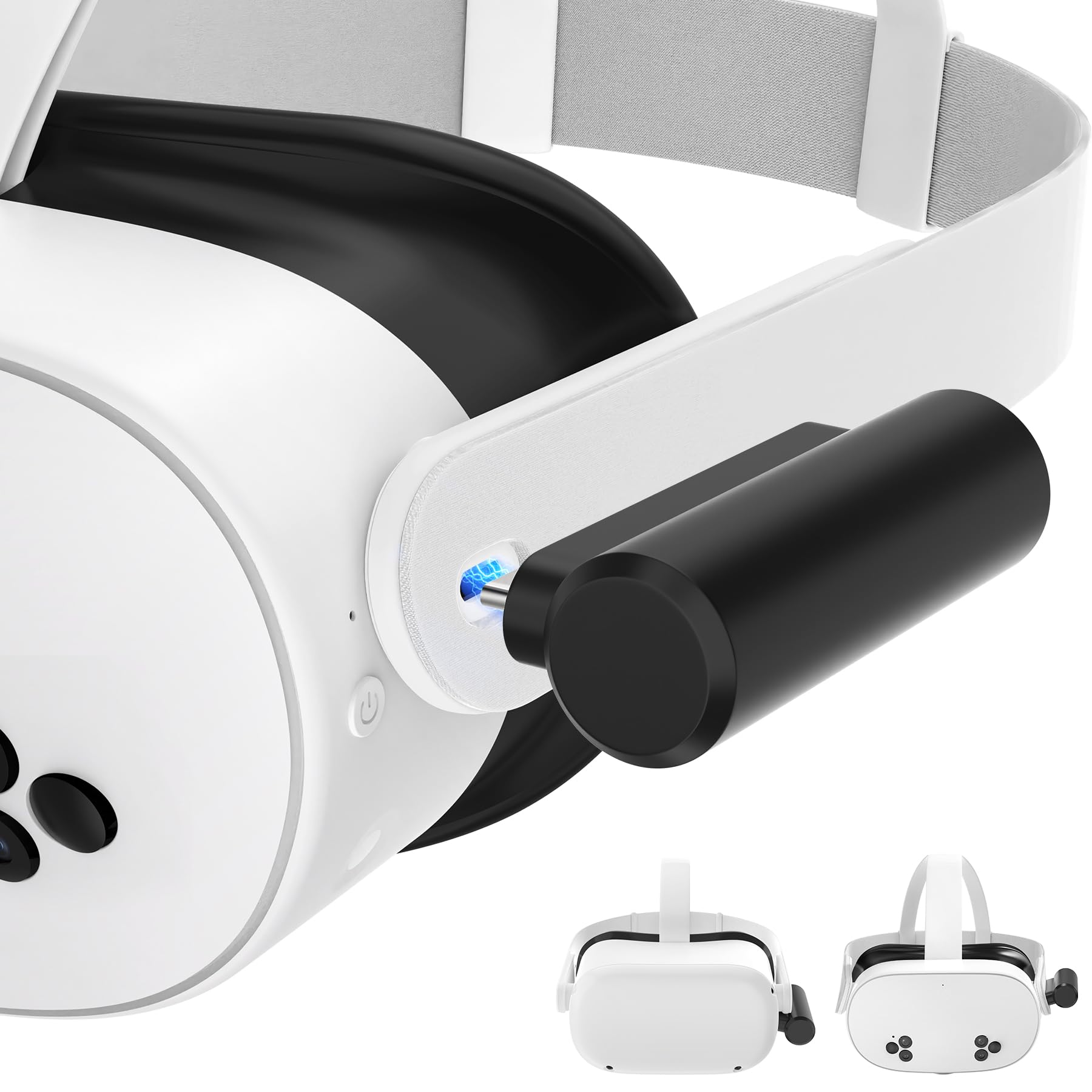 Amazon.com: YRXVW Battery Pack Compatible with Meta Quest 3S/Oculus Quest 2 Accessories,Portable ...