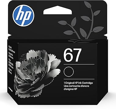 Amazon.com: HP 67 Black Ink Cartridge Printers | Works with DeskJet ...